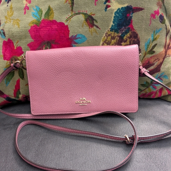 Coach | Bags | Coach Pink Crossbody Bag | Poshmark